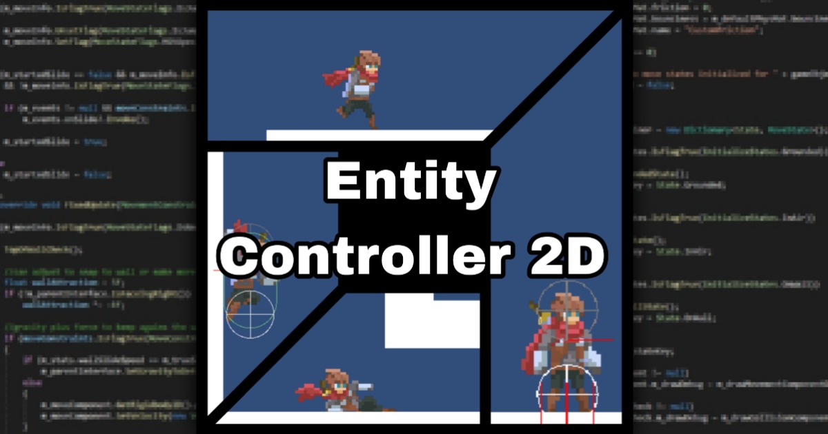 EntityController2D | 게임 툴킷 | Unity Asset Store