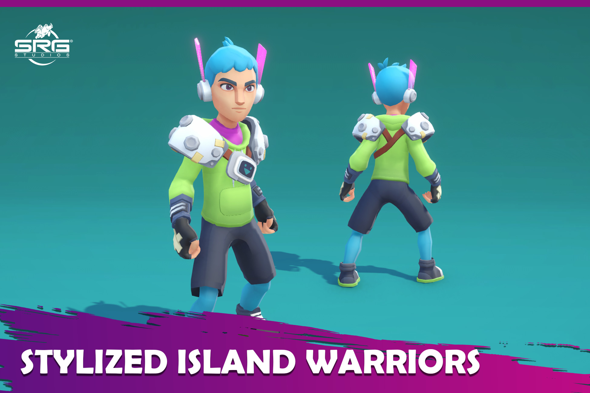 Stylized Island Warriors - Warrior 02 | 3D Humanoids | Unity Asset Store