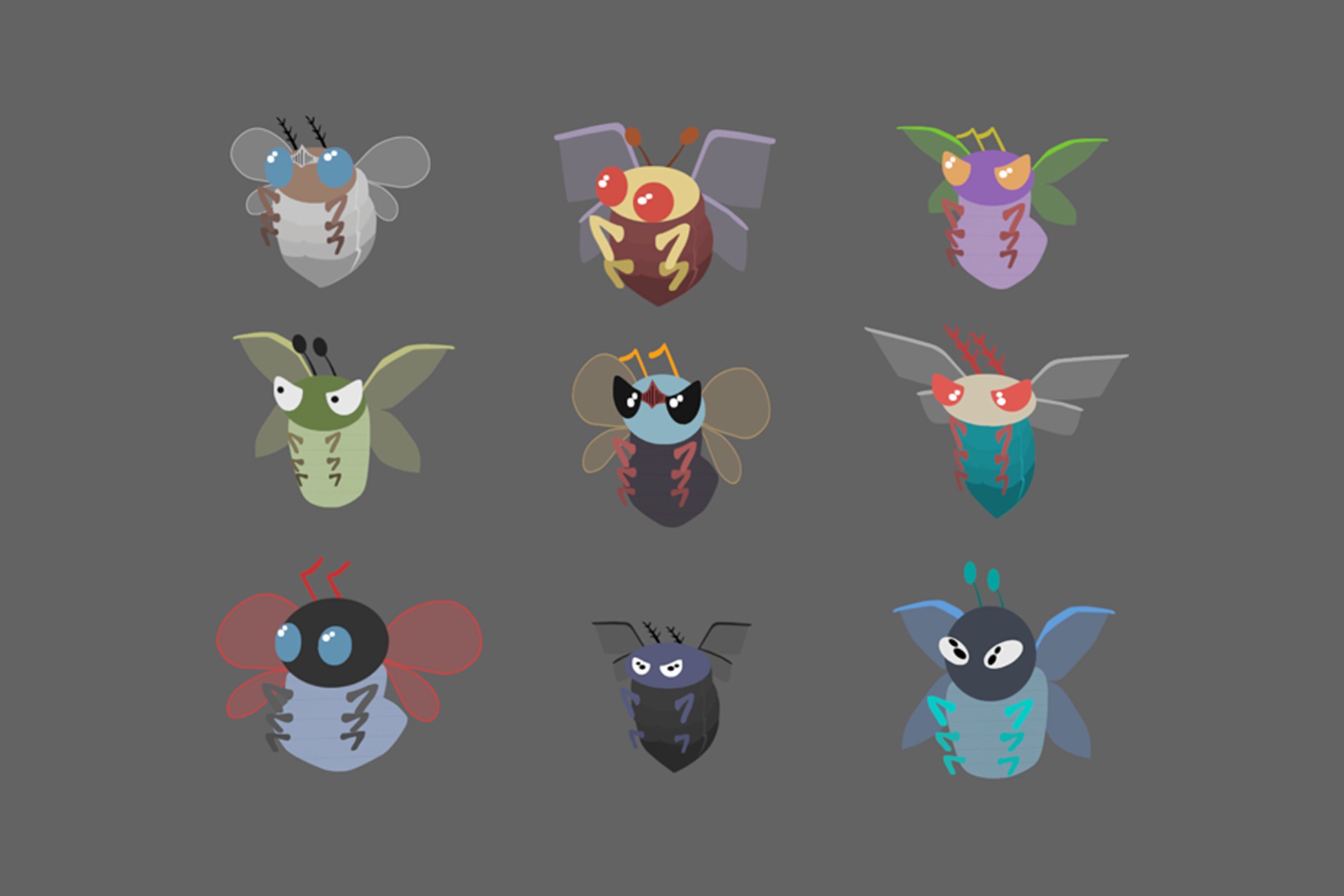 2D Animated Monster Fly | 2D Characters | Unity Asset Store