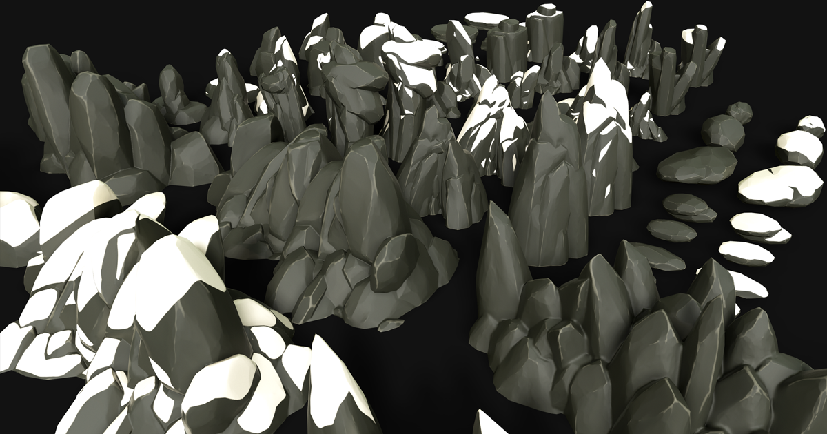 Stylized Forest Rocks | 3D Fantasy | Unity Asset Store