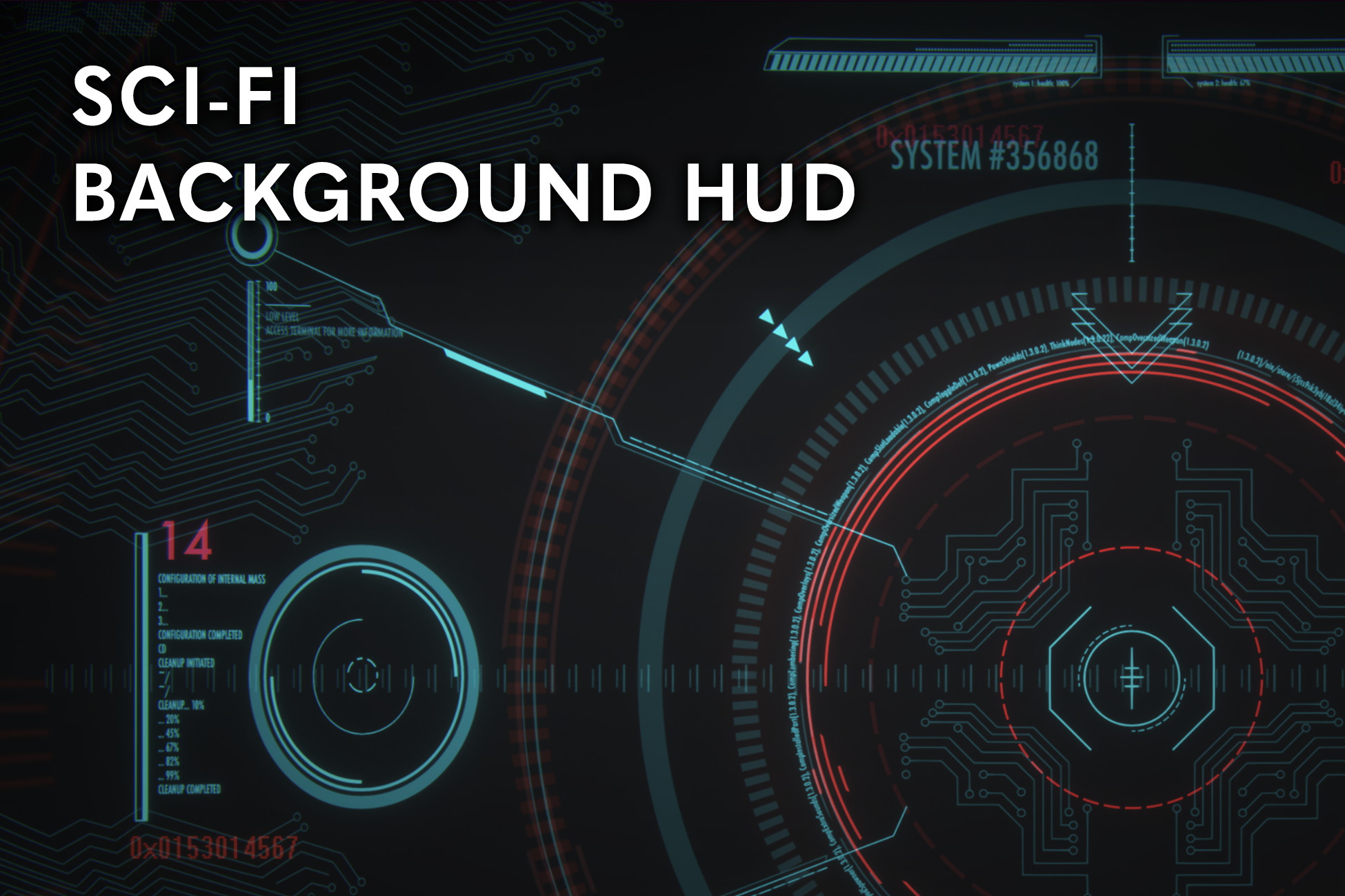 Sci-Fi Background HUD | VFX 粒子 | Unity Asset Store