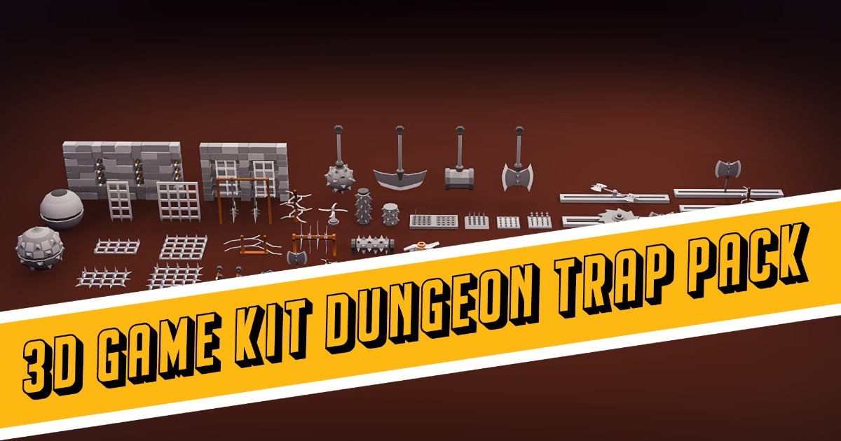 3D Game Kit-Trap Pack | 3D Dungeons | Unity Asset Store