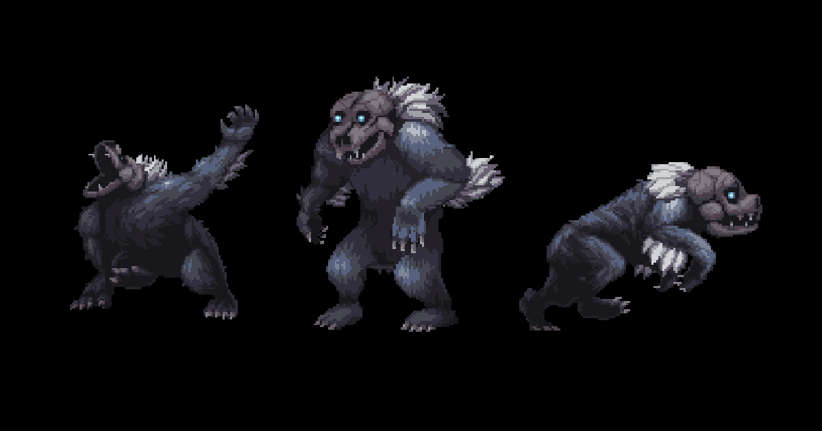 Gothicvania Wendigo Boss | 2D Characters | Unity Asset Store