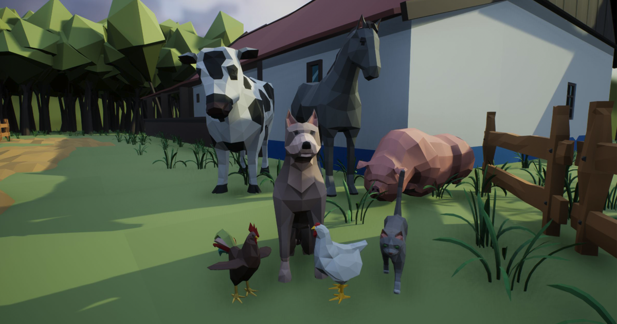 LowPoly Animated Farm Animals | 3D Animals | Unity Asset Store