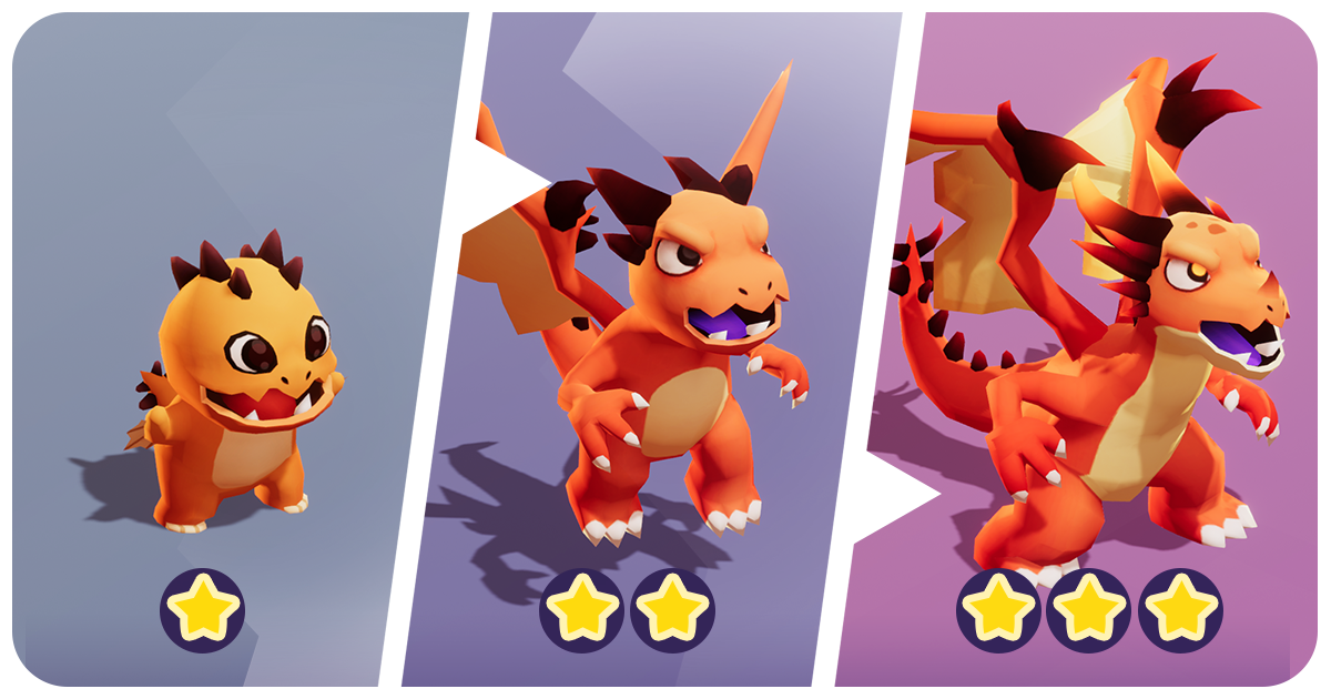 Dragon Fire Inferno Evolution Pack Cute Series | 3D Creatures | Unity ...