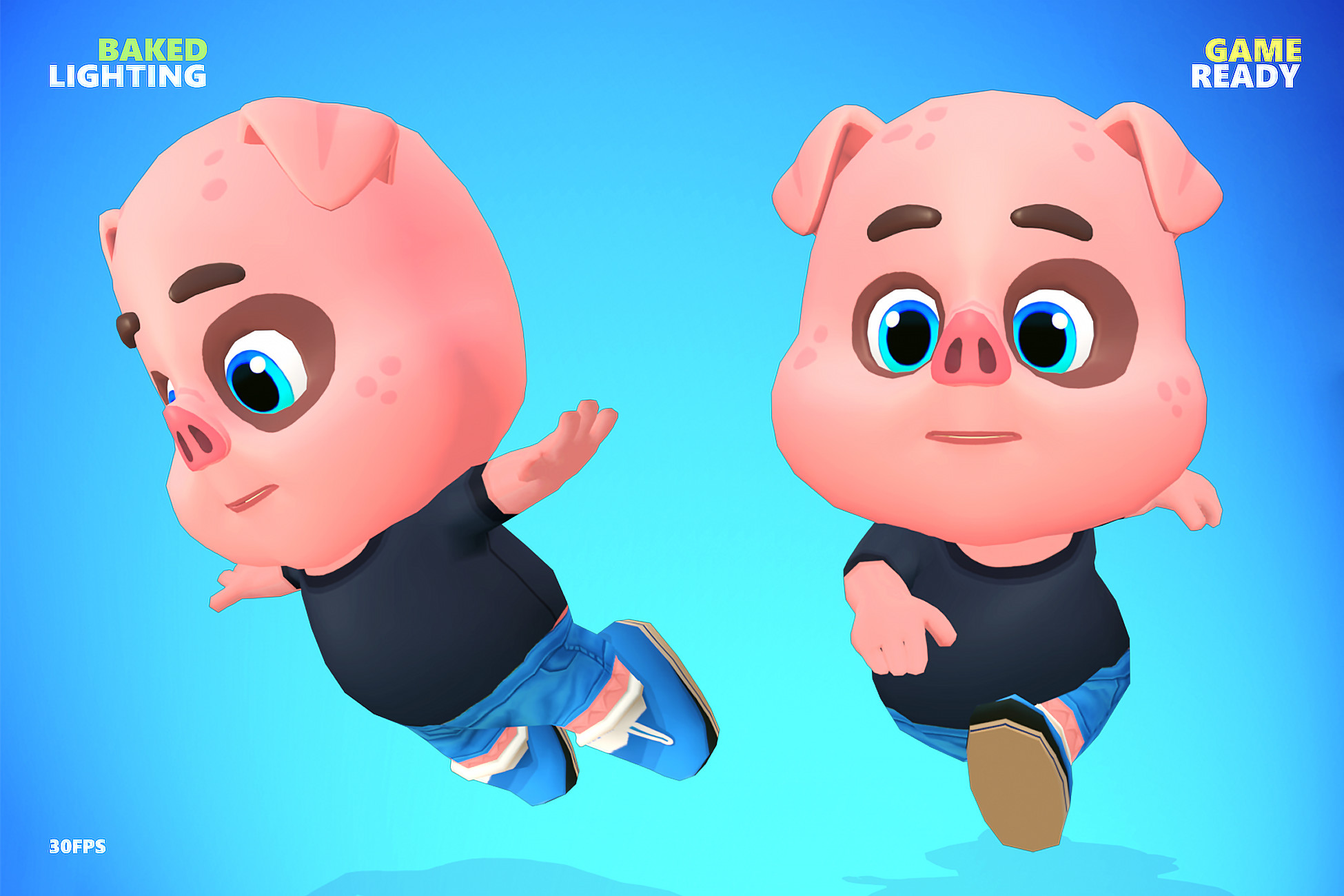 Pig Animated | Characters | Unity Asset Store