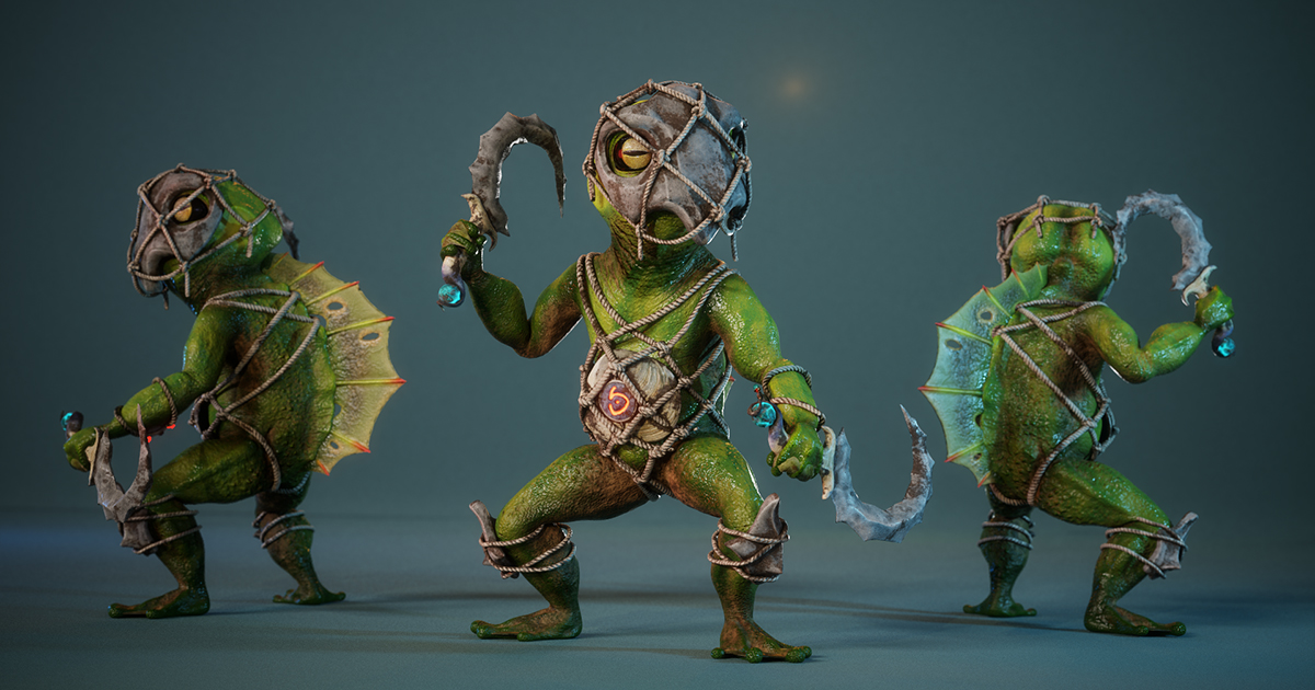 Alien Toad Scout | Characters | Unity Asset Store