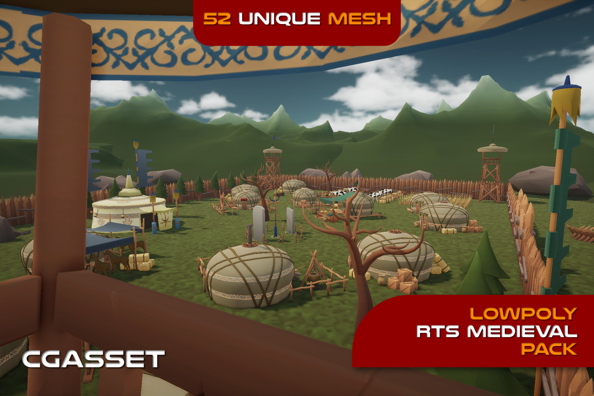 Lowpoly RTS Package | 3D 주변환경 | Unity Asset Store