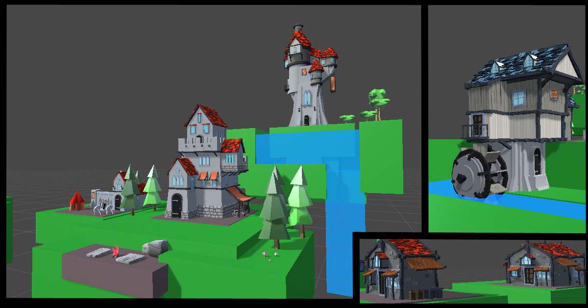 Fantasy Low Poly Starter Kit | 3D Fantasy | Unity Asset Store