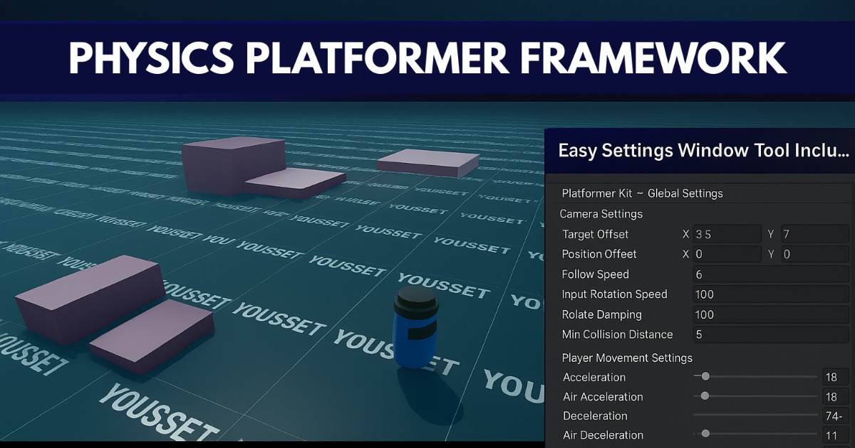 Physics Platformer Framework | Systems | Unity Asset Store