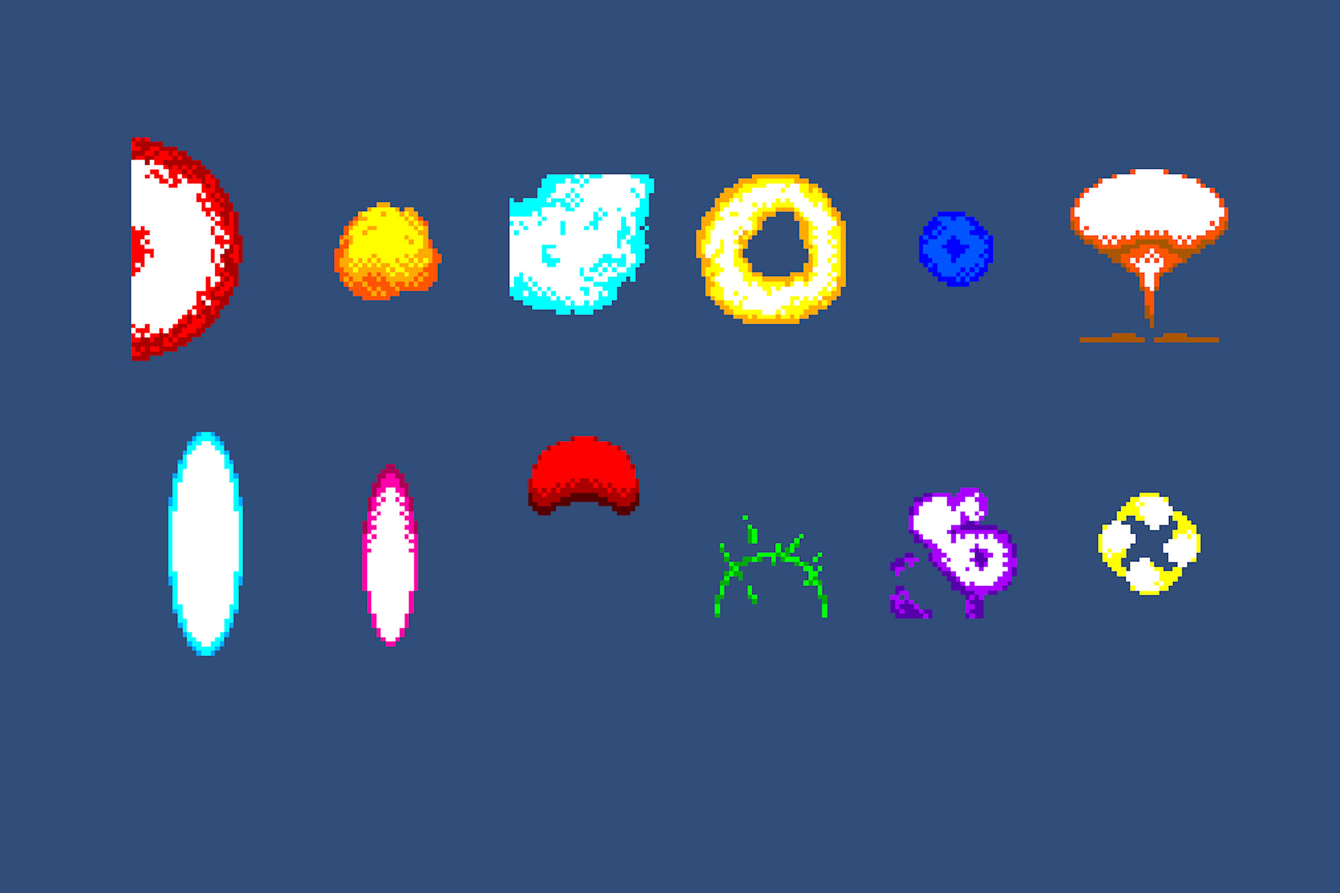 EXPLOSION PACKAGE | 2D 캐릭터 | Unity Asset Store