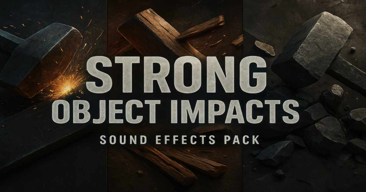 Strong Object Impacts SFX Pack | Foley Sound FX | Unity Asset Store