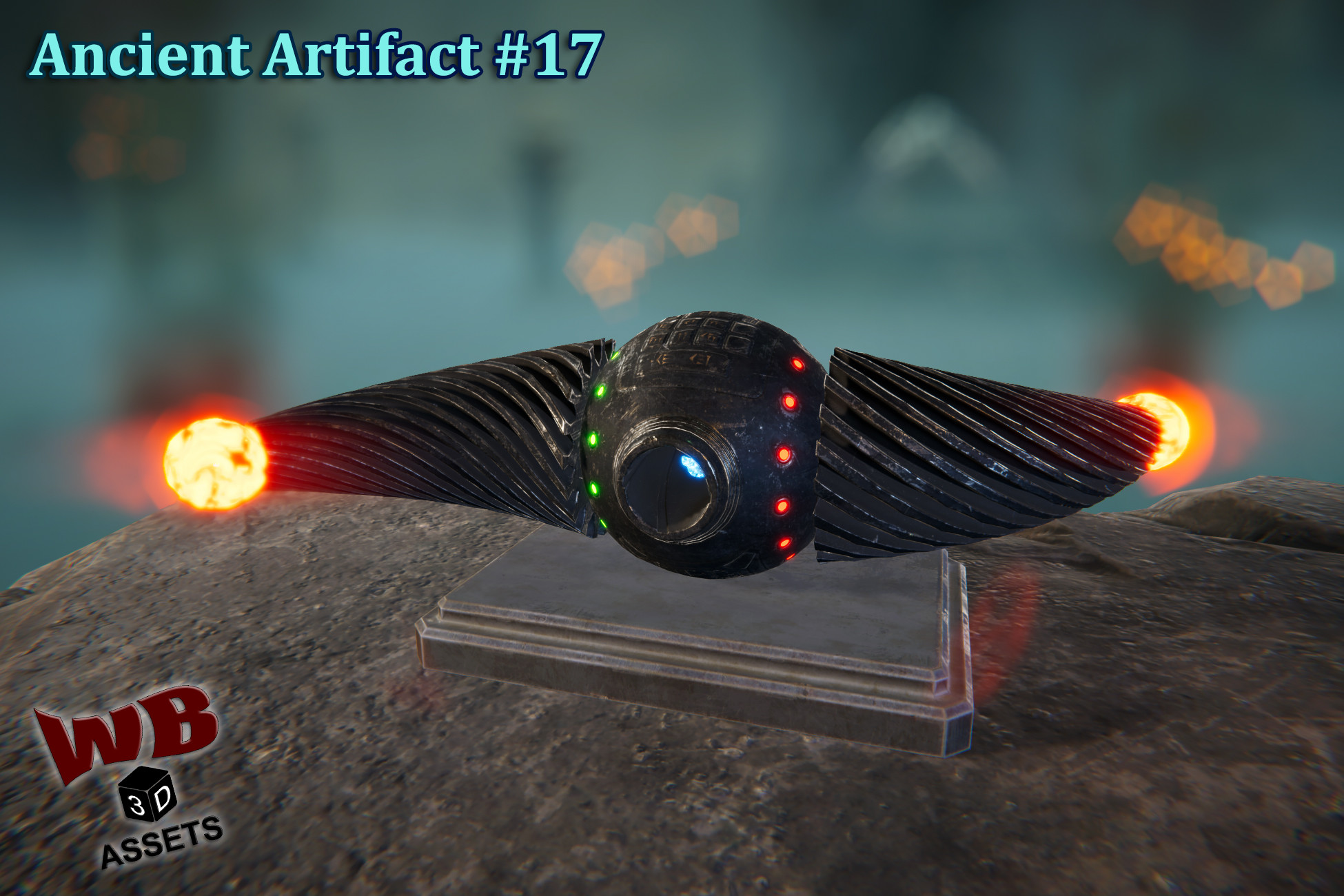 Ancient Artifact #17 | Animated & Full VFX | 3D Props | Unity Asset Store