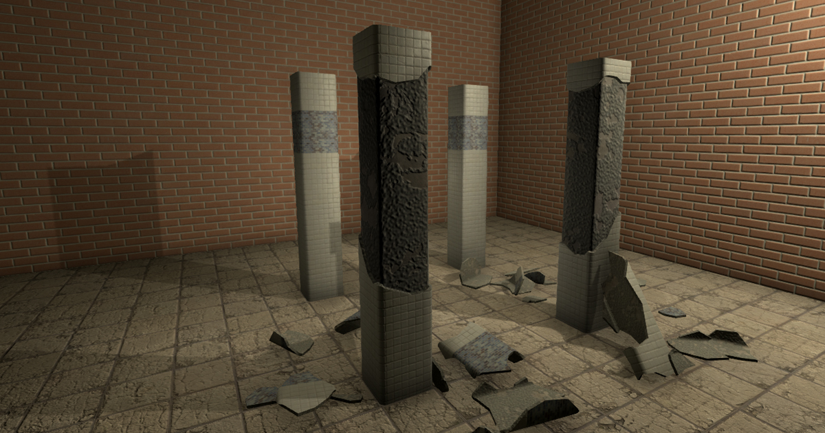 Destructible Column | 3D 都市 | Unity Asset Store