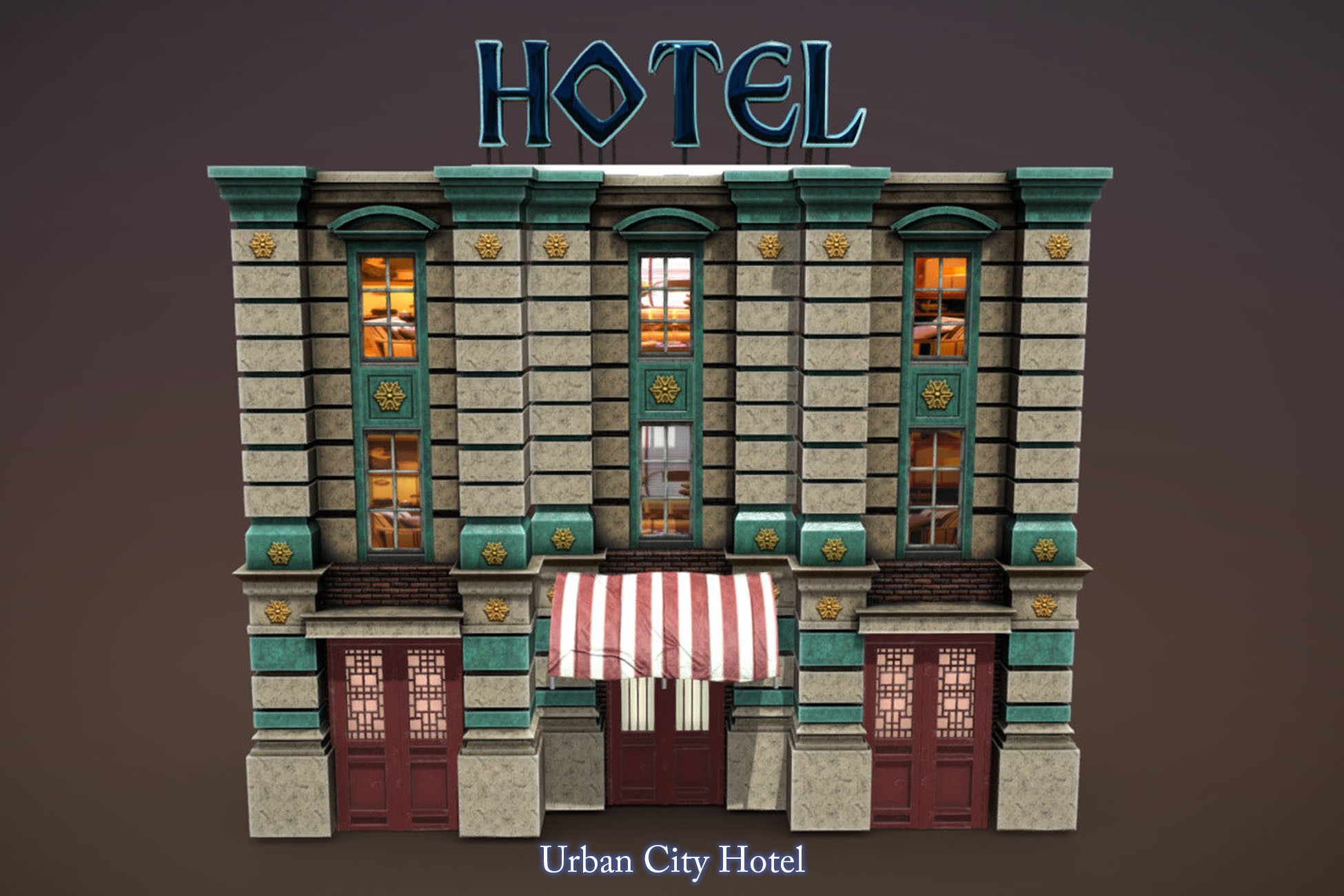 Urban City Hotel | 3D Urban | Unity Asset Store