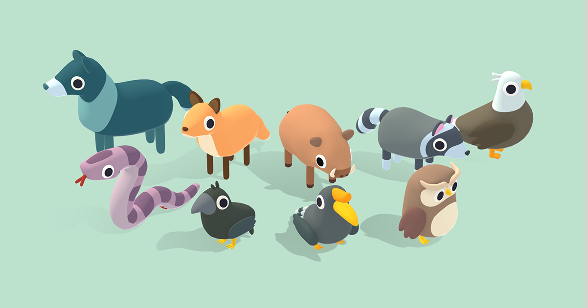Quirky Series - Forest Animals Vol 1 | Characters | Unity Asset Store
