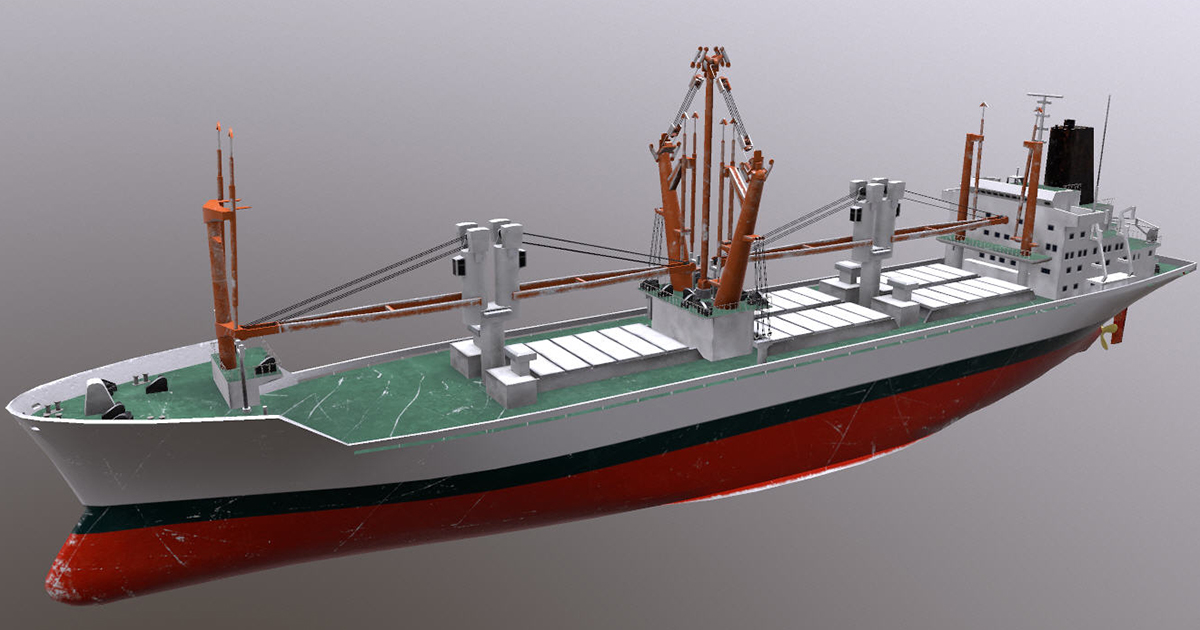 Cargo Ship 01 | 3D Sea | Unity Asset Store