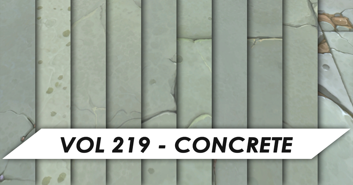 Stylized Textures - Vol 219 - Concrete | 2D Textures & Materials ...