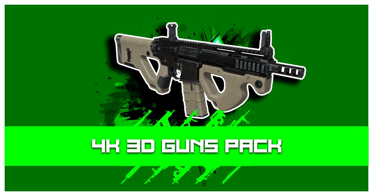 FPS Guns Pack 4K | 3D Guns | Unity Asset Store