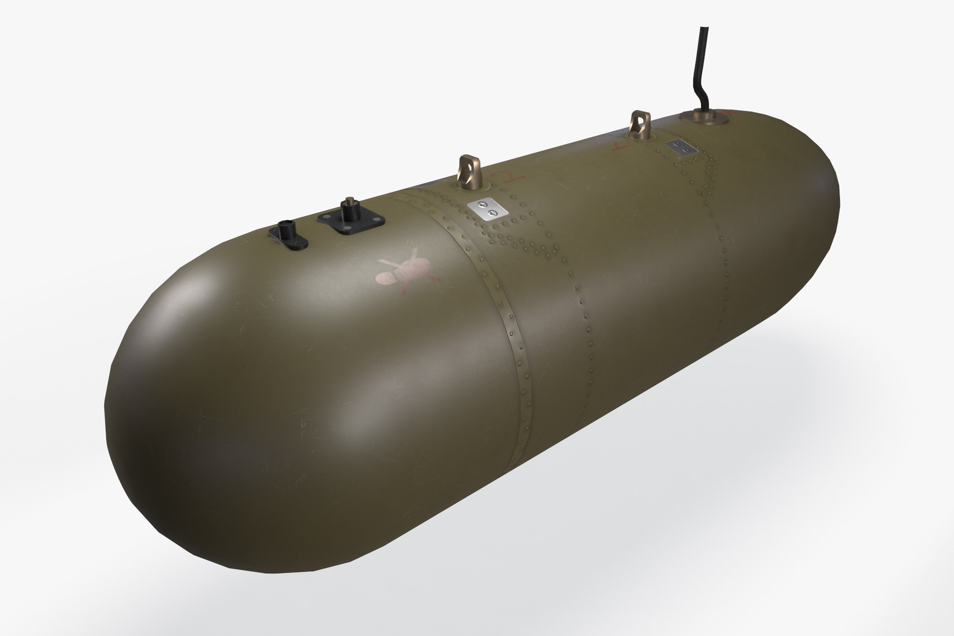 Aircraft External Fuel Tank 368L | 3D Weapons | Unity Asset Store