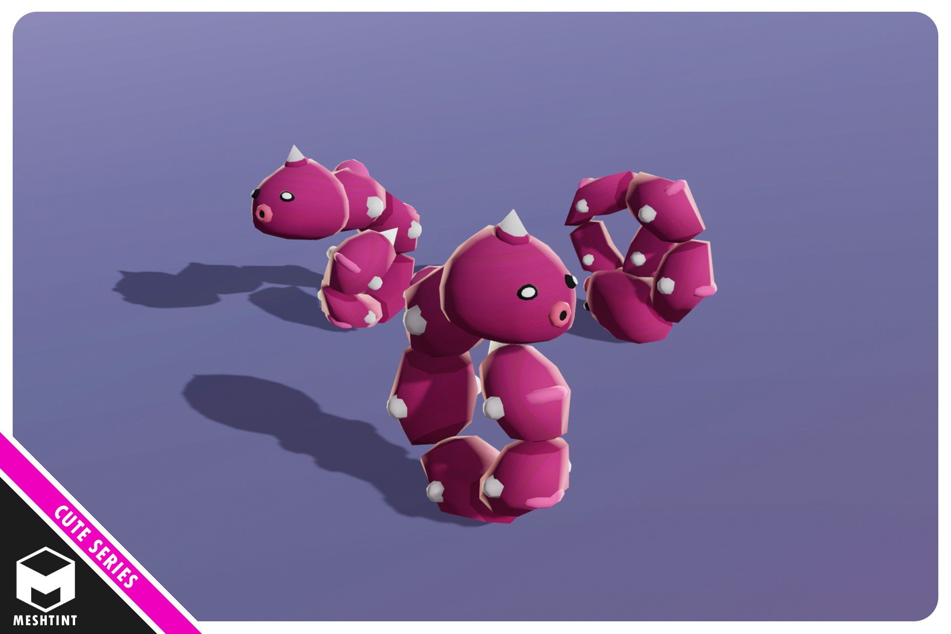 Worm Stink Cute Series | 3D Creatures | Unity Asset Store