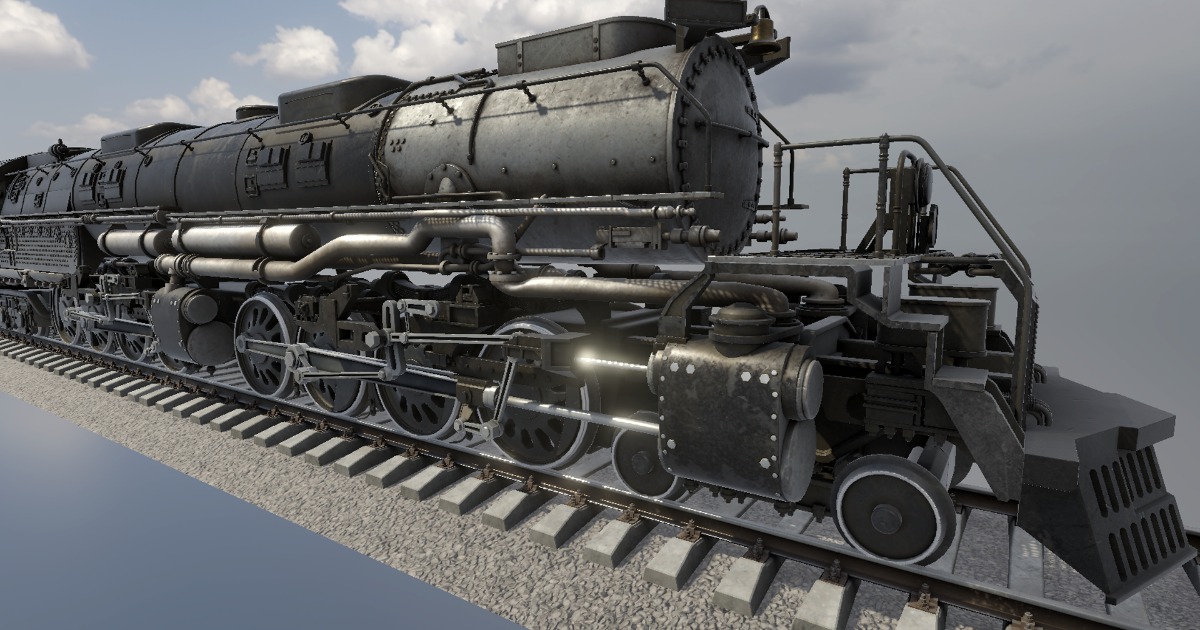 Animated Locomotive Steam Train | 3D Land | Unity Asset Store