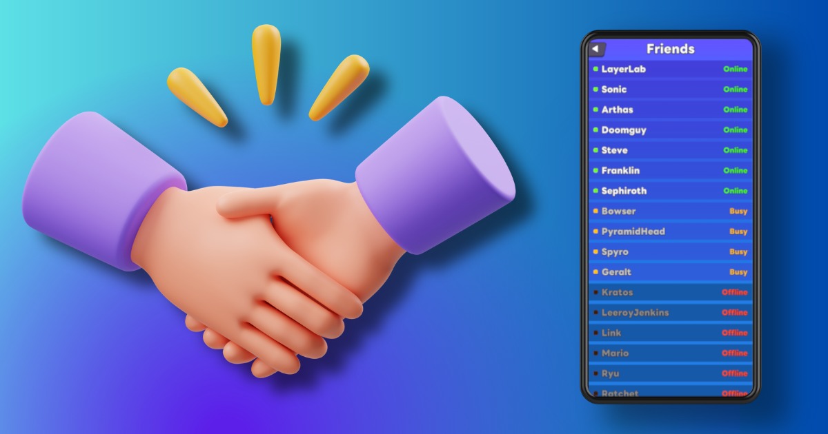 Friends for Easy Mobile Game Kit | Game Toolkits | Unity Asset Store