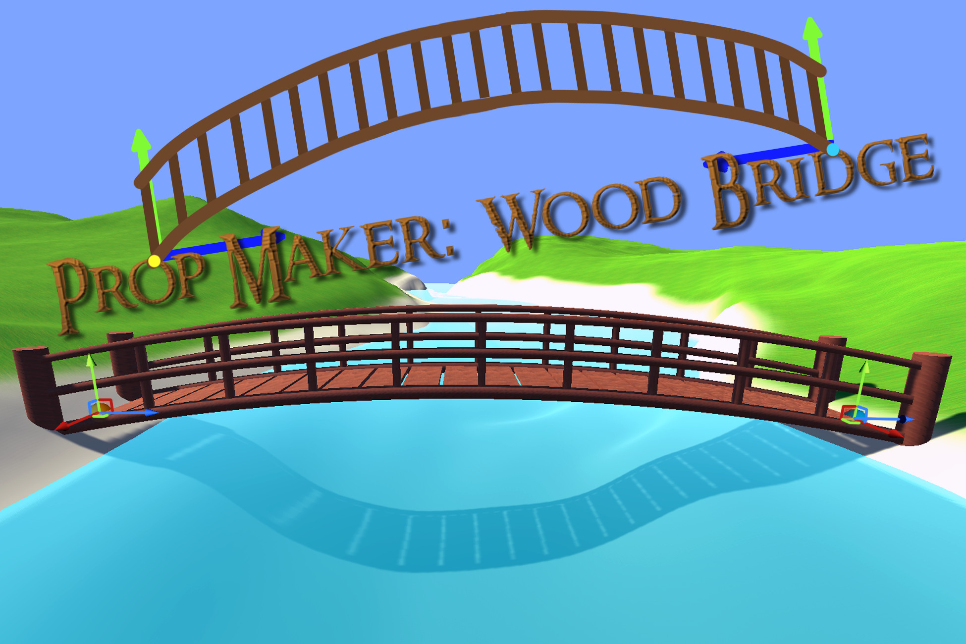 Prop Maker: Wood Bridge - Procedural Bridges | Level Design | Unity Asset Store