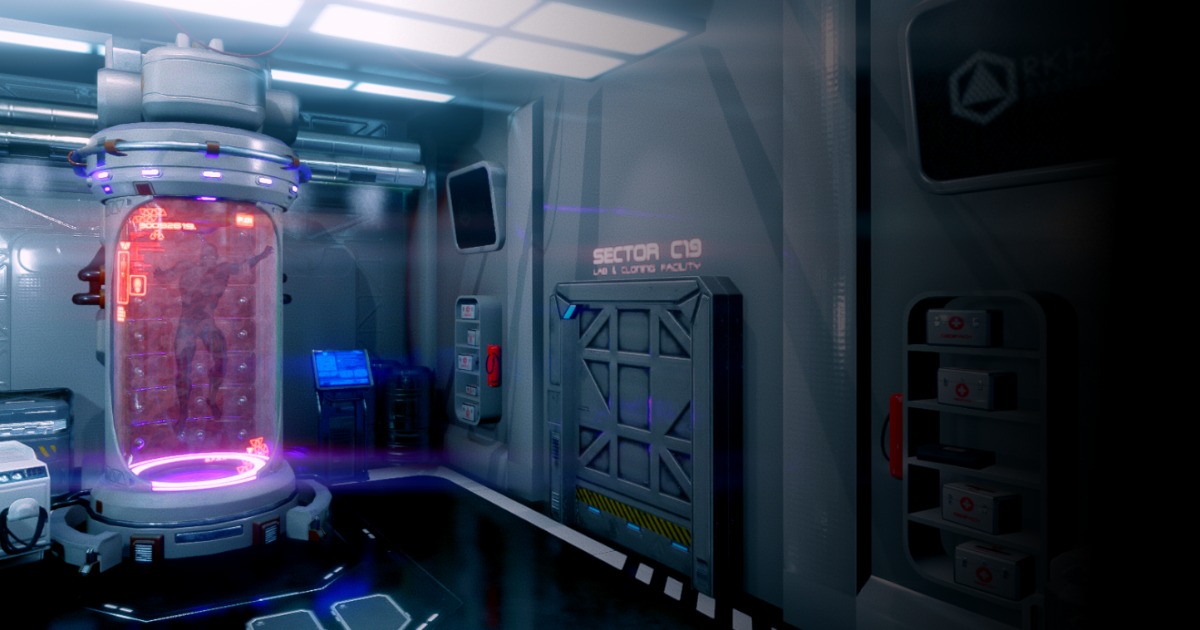 Sci-Fi Medical Tube | 3D Sci-Fi | Unity Asset Store