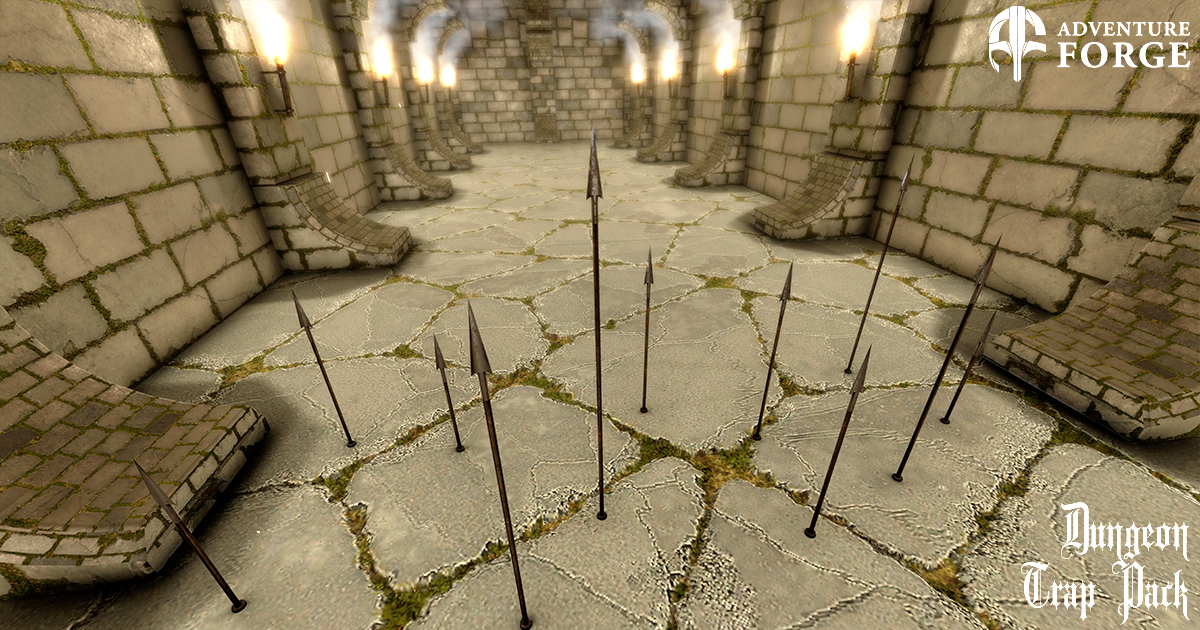 Dungeon Trap - Spear Ejector | 3D Props | Unity Asset Store