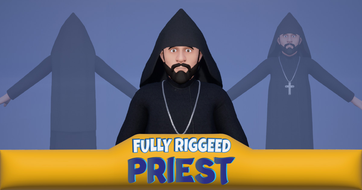Medieval Priest | キャラクター | Unity Asset Store