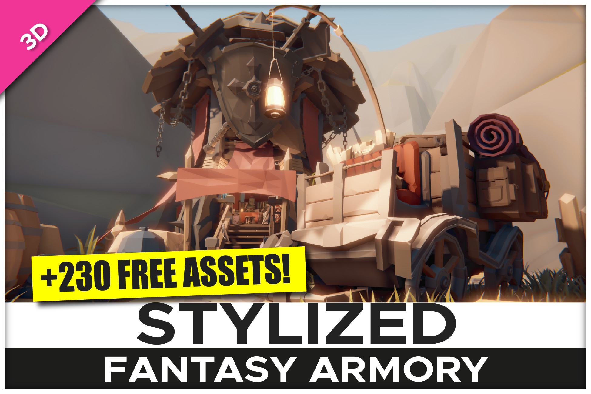 STYLIZED Fantasy Armory - Low Poly 3D Art | 3D Fantasy | Unity Asset Store