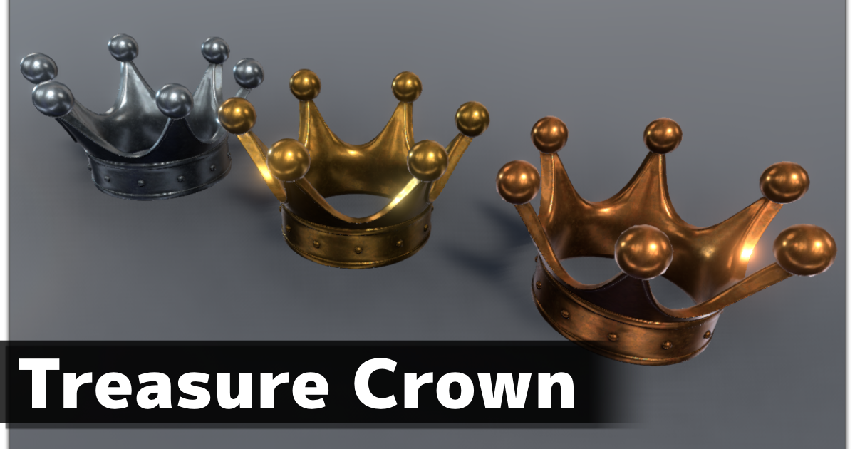 Treasure Crown | 3D Props | Unity Asset Store