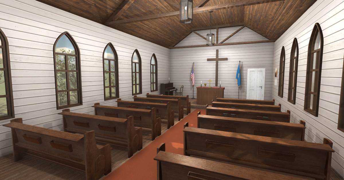 Rural Church | 3D Interior | Unity Asset Store