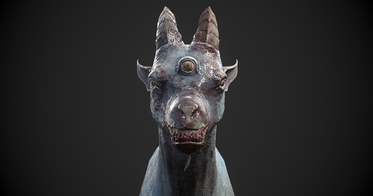 Horror Goat | 3D Creatures | Unity Asset Store
