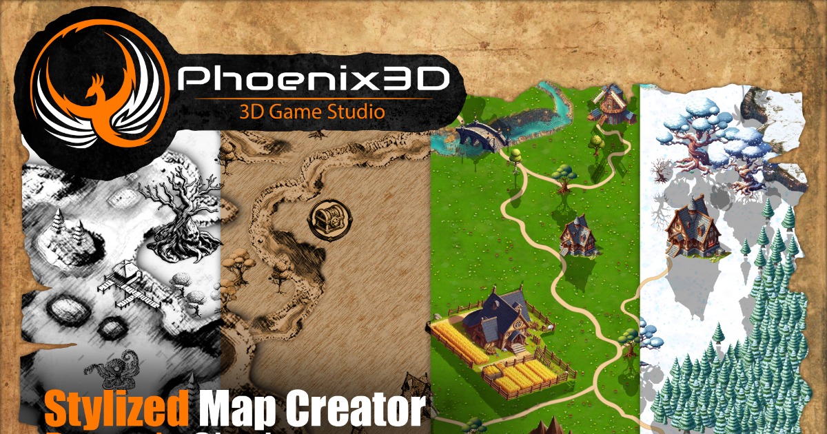 P3D: Stylized Map Creator (Medieval) | Level Design | Unity Asset Store