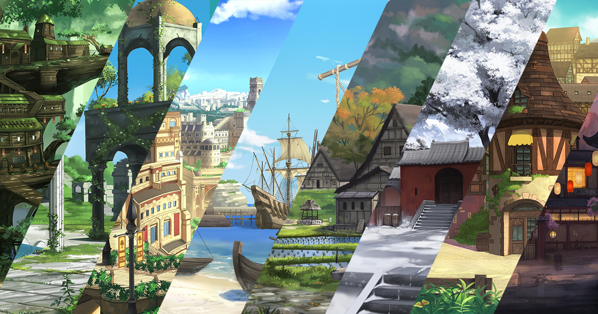 Massive Pack of 12 Parallax City Backgrounds | 2D Textures & Materials ...