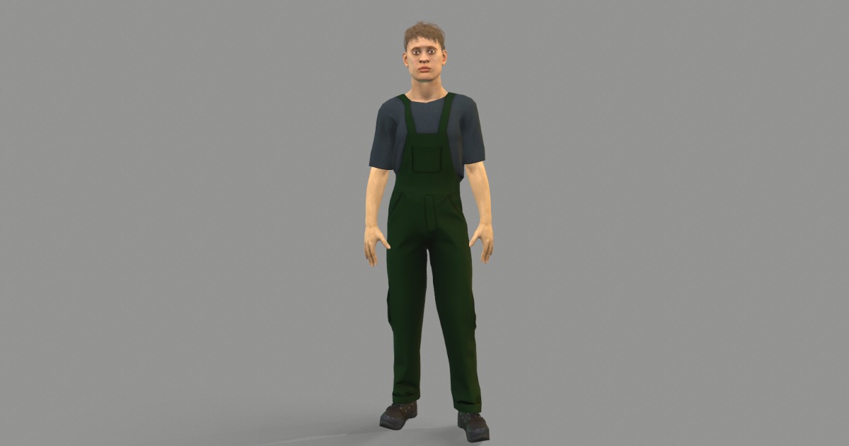NPC_Worker_Man | Characters | Unity Asset Store