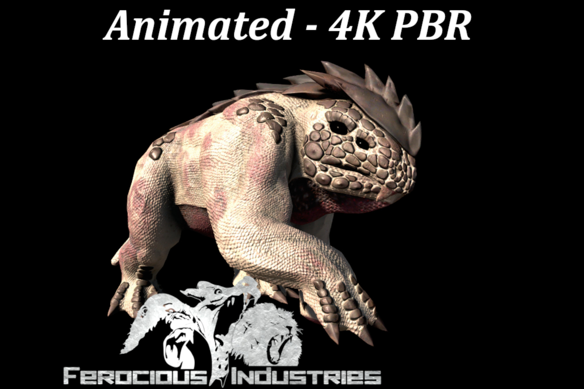PBR Alien Amphibians - Mud Beast | 3D Creatures | Unity Asset Store