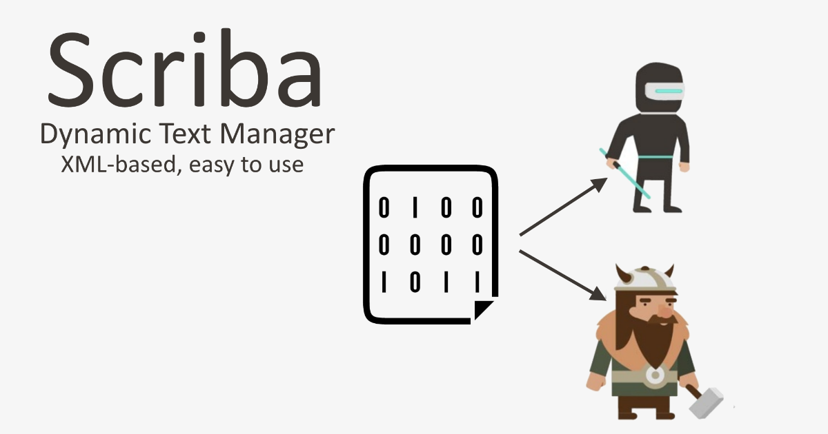 Scriba - Text Manager and Object Assigner | Input Management | Unity ...