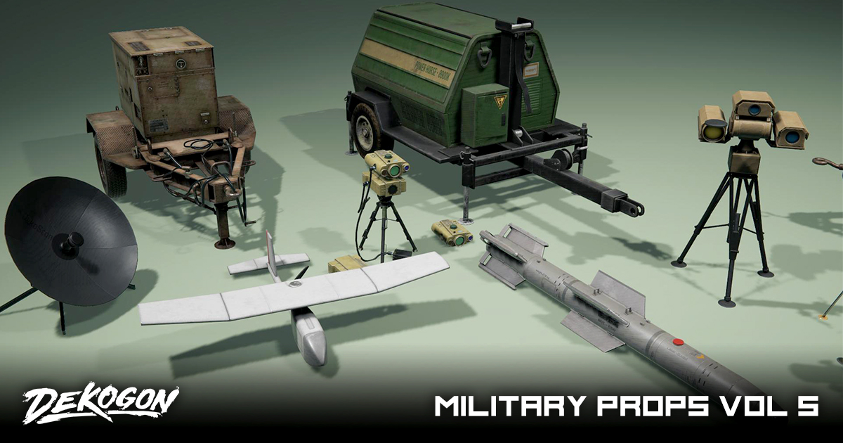 Military Supplies - VOL.5 - Machines and Devices | 3D Weapons | Unity ...
