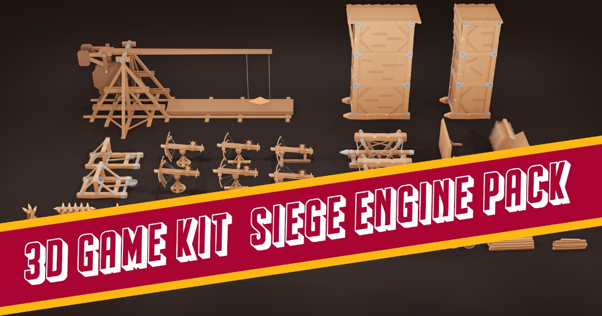 3D Game Kit-Siege Engine Pack | 3D Weapons | Unity Asset Store