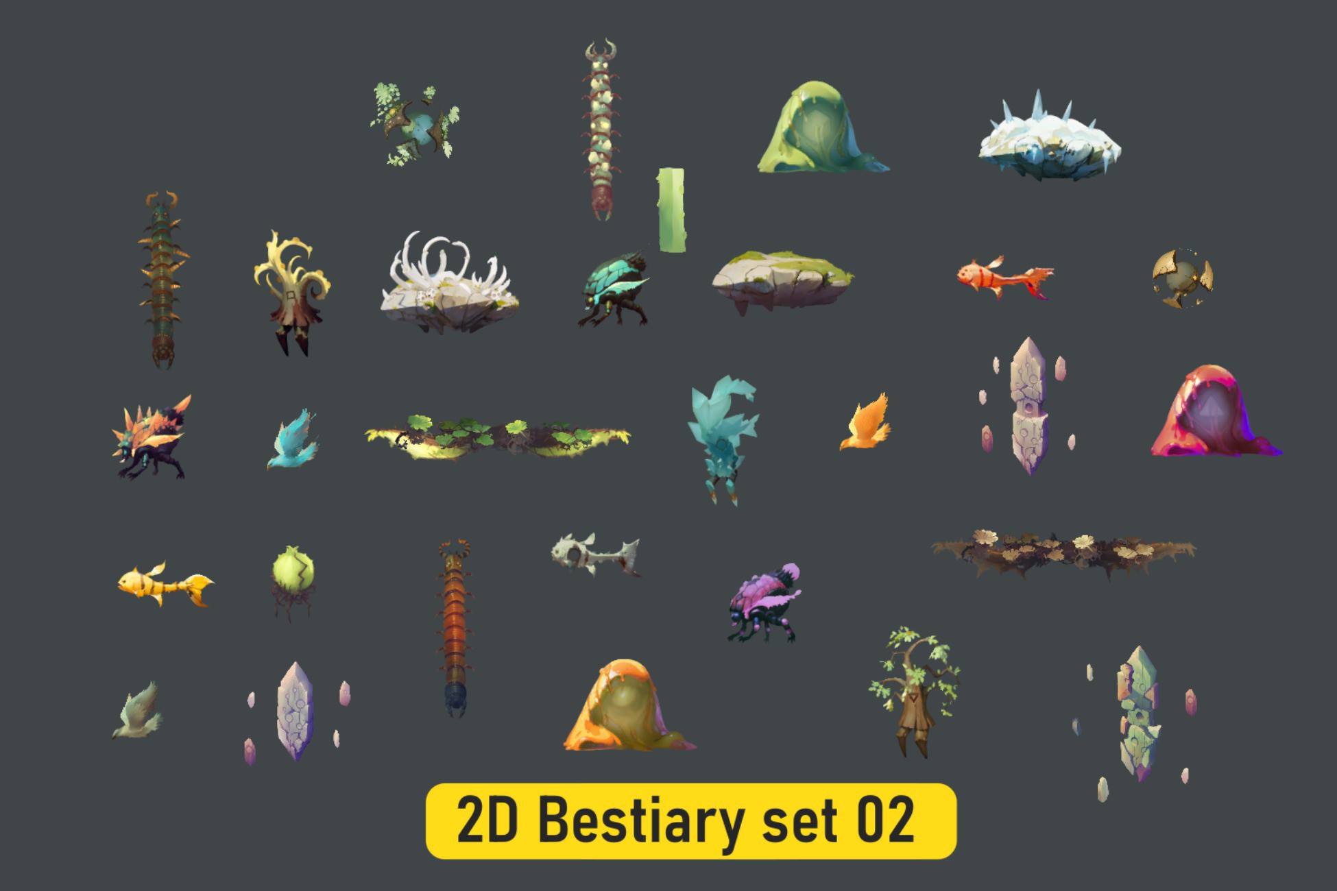 2D Bestiary (Set 02) | 2D Characters | Unity Asset Store