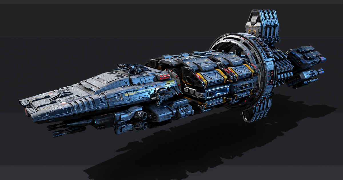 MODULAR - Starship | 3D Space | Unity Asset Store