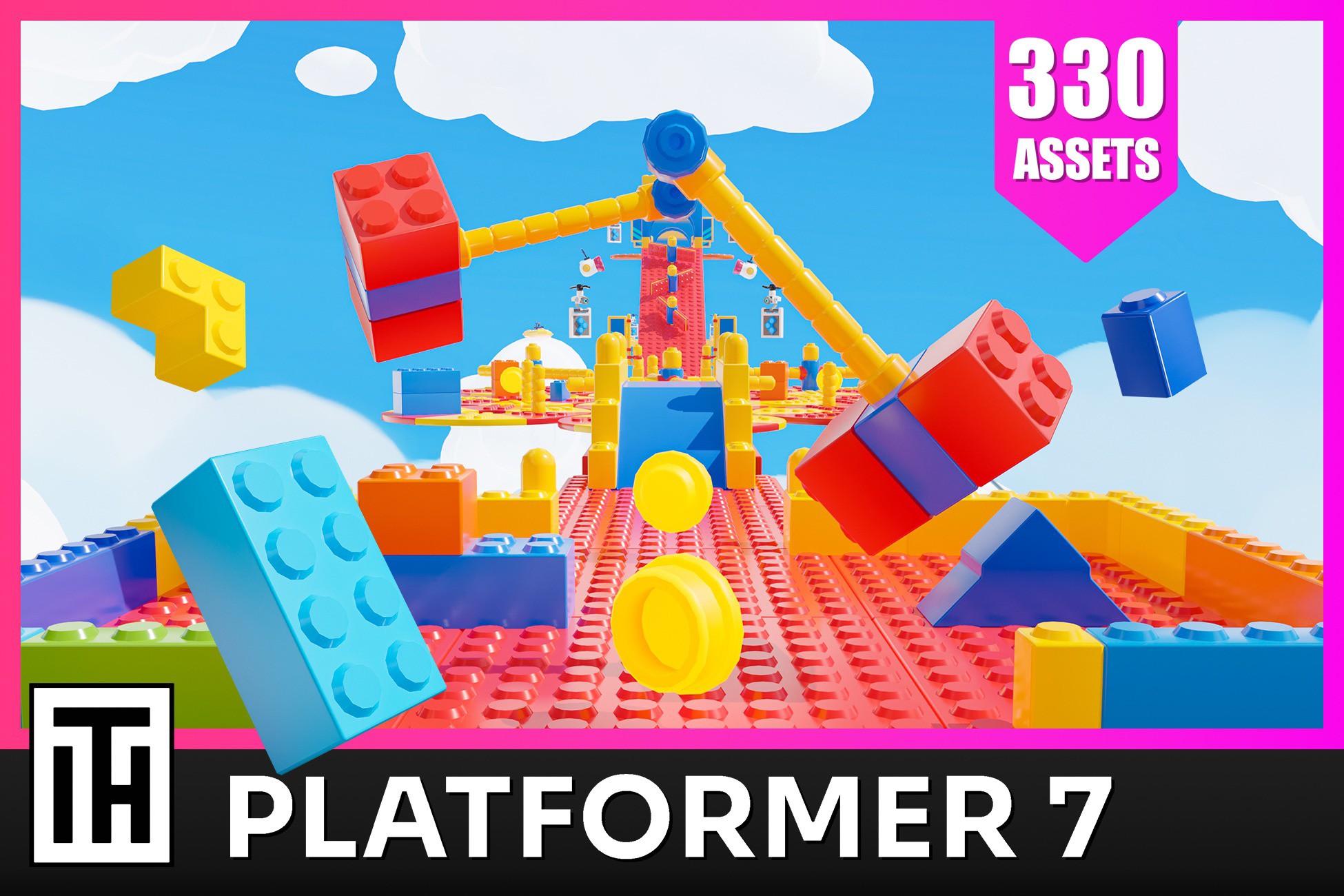 Platformer 7 Constructor - Low Poly Asset Pack by ithappy | 3D 環境 | Unity Asset Store