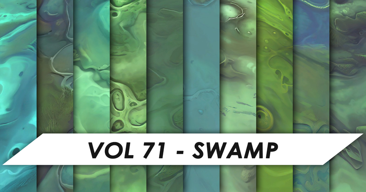 Stylized Textures - Vol 71 - Swamp | 2D Textures & Materials | Unity Asset Store