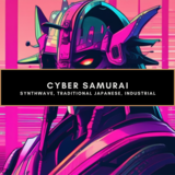 Cyber Samurai - Synthwave, Traditional Japanese, Industrial