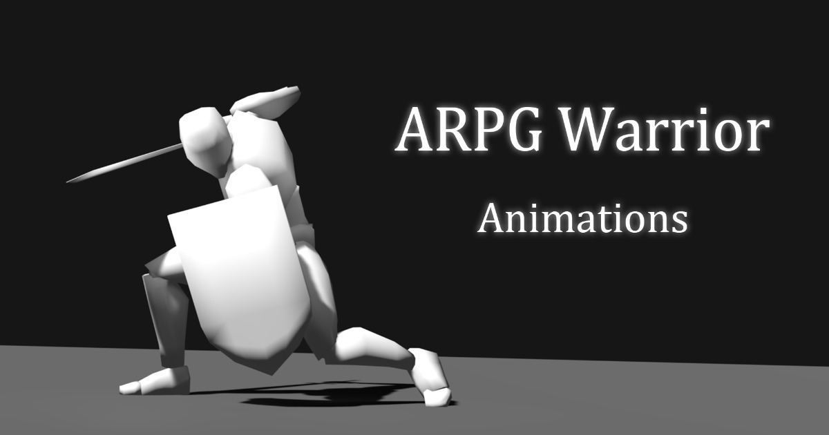 ARPG Warrior | 3D Animations | Unity Asset Store