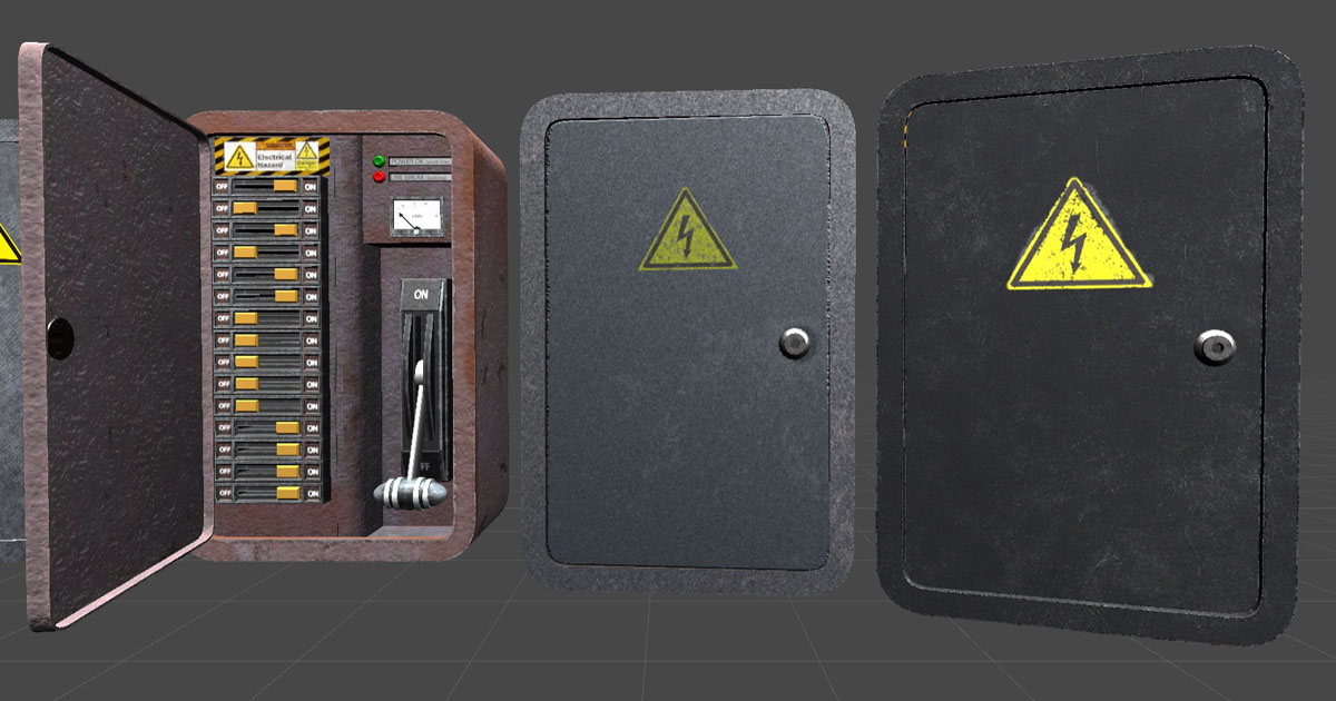 Electrical shield | 3D Props | Unity Asset Store