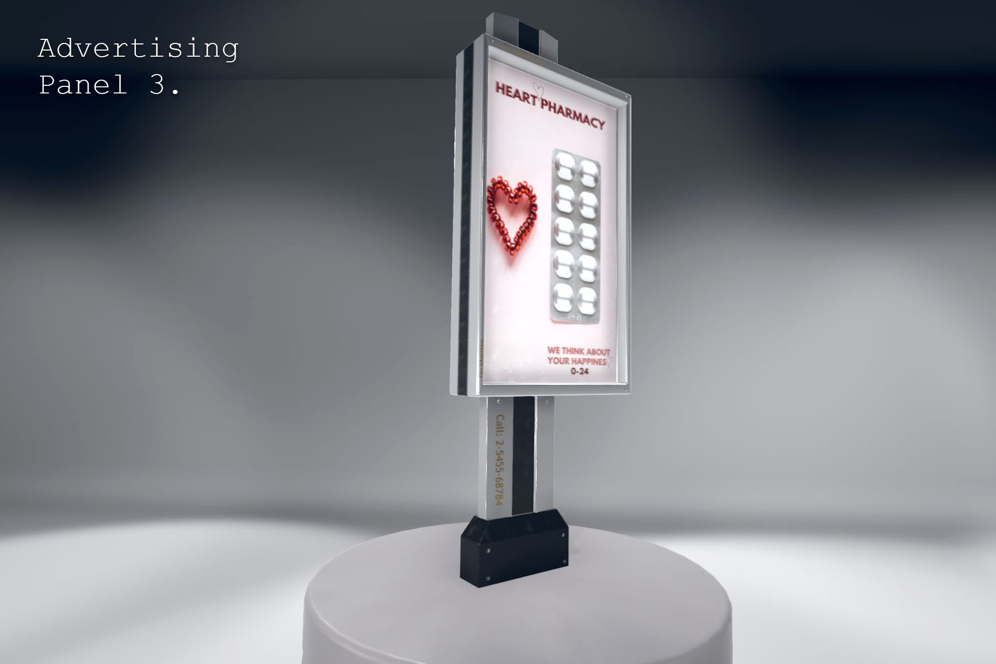 Advertising Panel 3. | 3D Electronics | Unity Asset Store